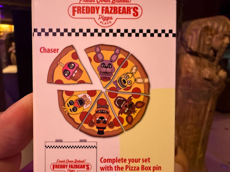 New Halloween Horror Nights 2025 Houses T-Shirt, Five Nights at Freddy's Pins, and More Merchandise