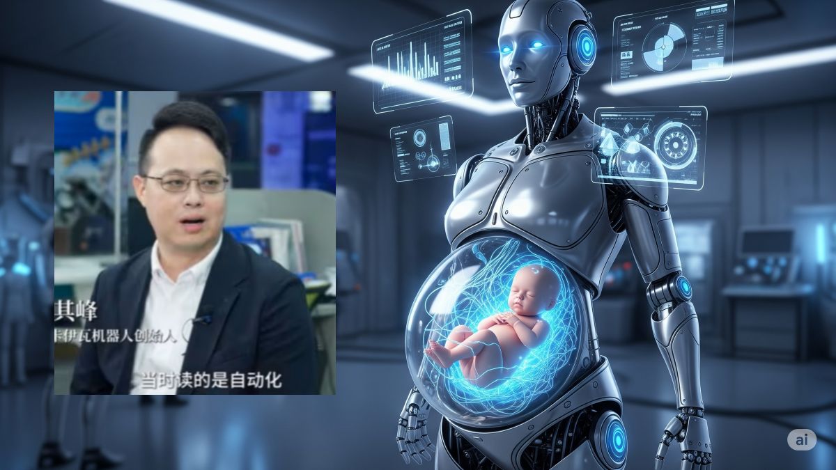 China anuncia el primer robot humanoide embarazado, capaz de criar un ...
