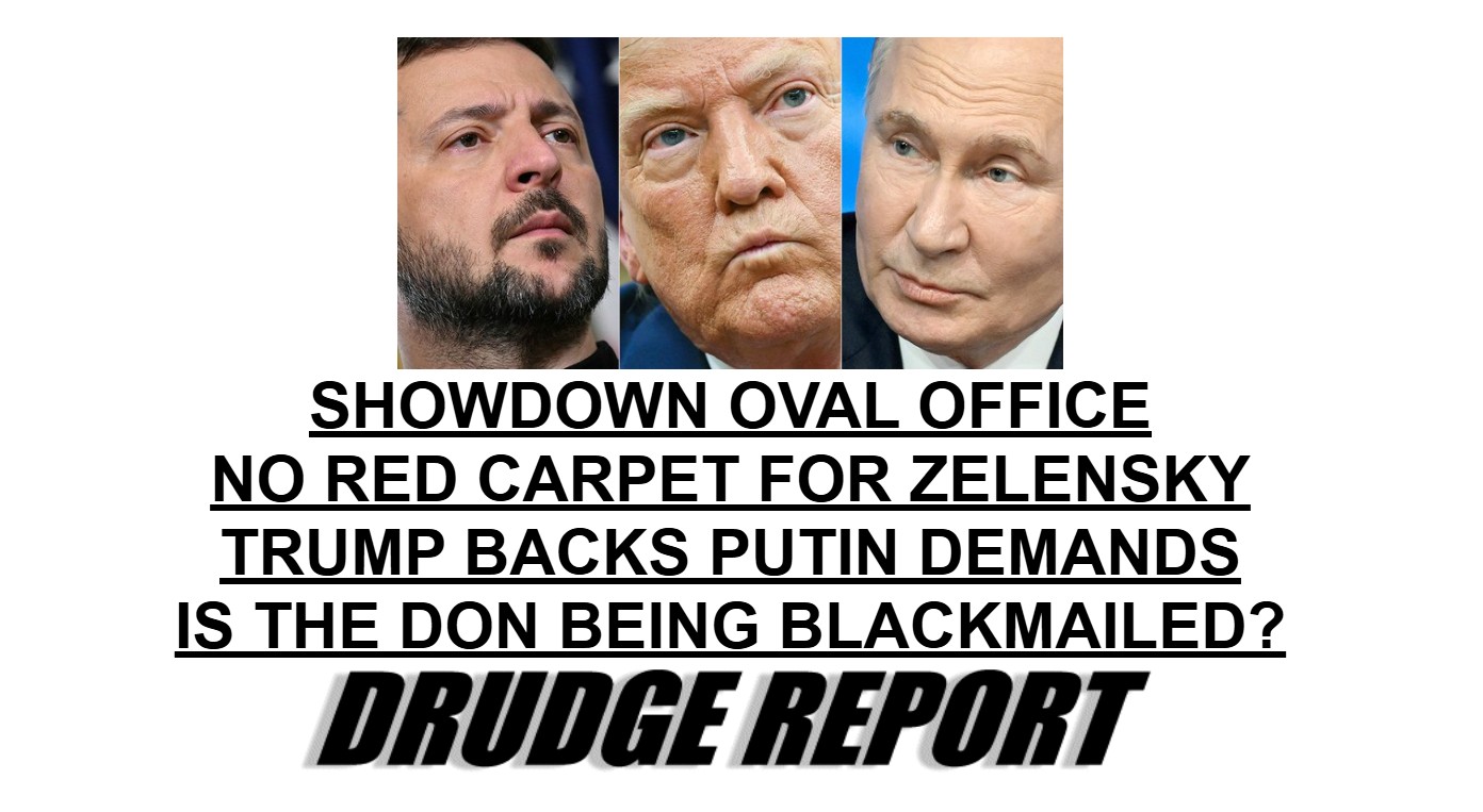 Drudge Report Headline Asks: Is ‘The Don Being Blackmailed’ by Putin?