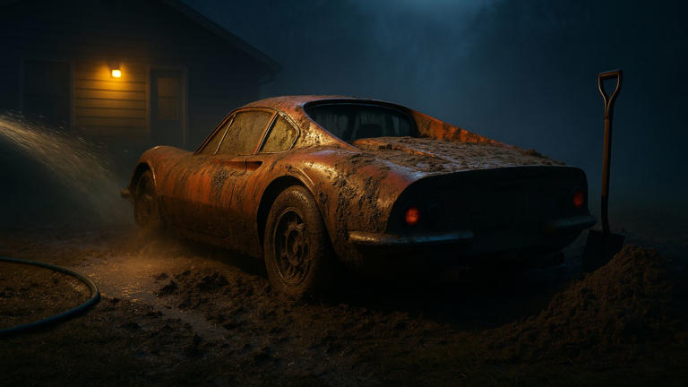 The Buried Ferrari Dino That Los Angeles Never Forgot
