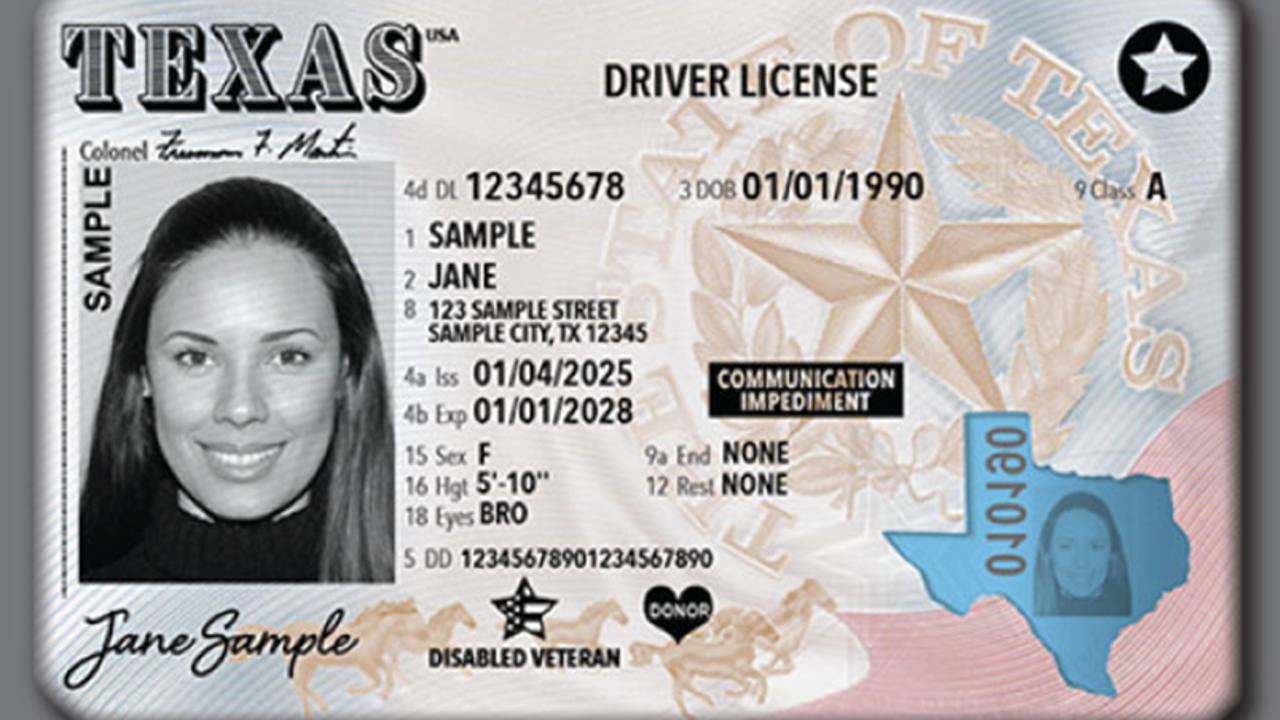 Texas DPS rolls out new driver's license design
