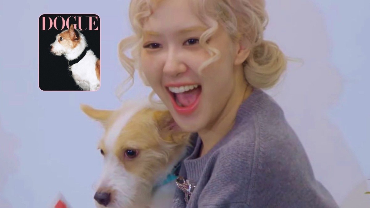Hank, Rosé of BLACKPINK's adorable dog, makes his official debut Vogue ...