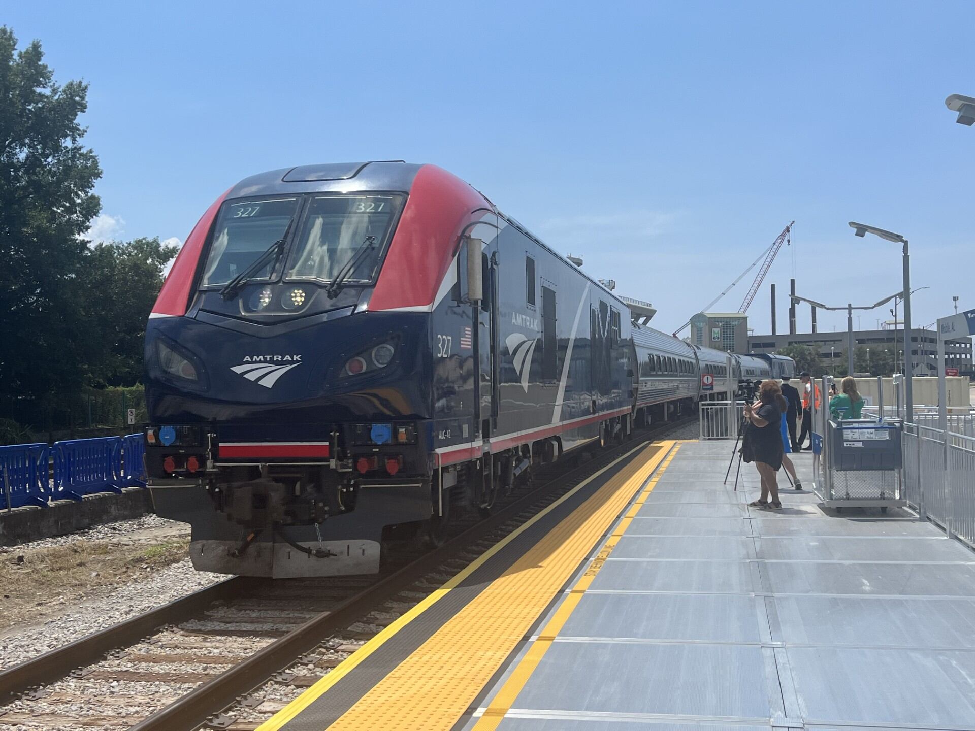 Better late than never: First Amtrak train pulls into Mobile after delay