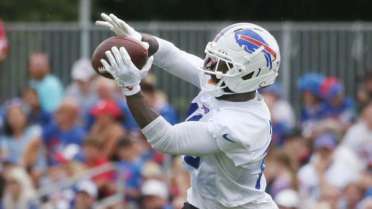 Once-promising second-round draft pick sliding down Bills' WR depth chart