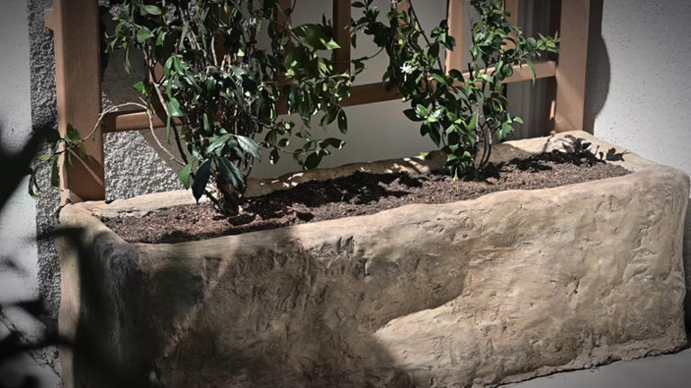 How To Make An Affordable And Convincing DIY Limestone Planter