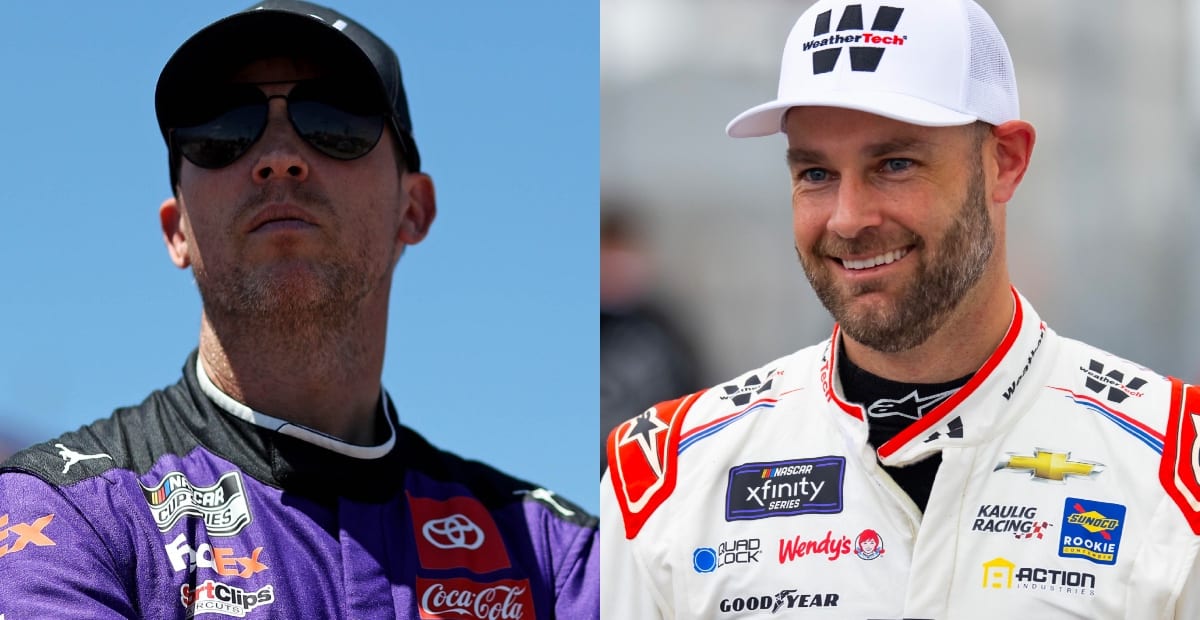 Denny Hamlin reacts to Shane van Gisbergen impressive oval performance ...