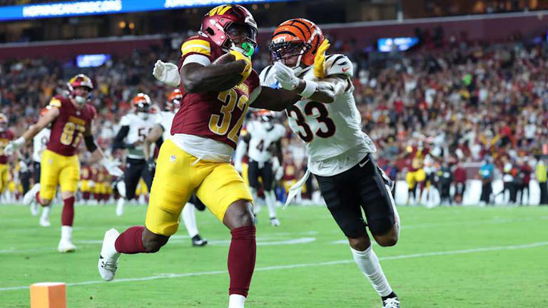 Commanders rookie goes off against Bengals for big touchdown