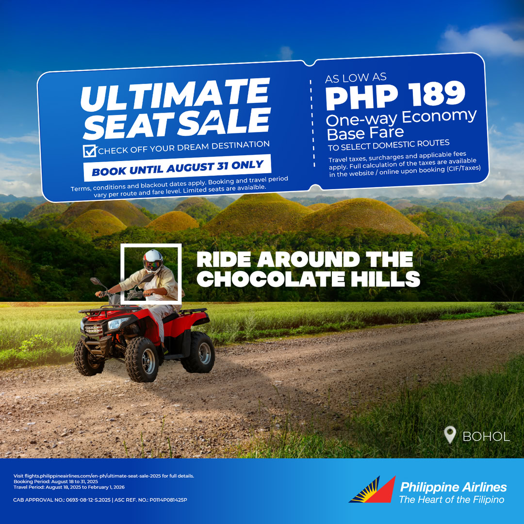 PAL launches Ultimate Seat Sale with flights as low as P189