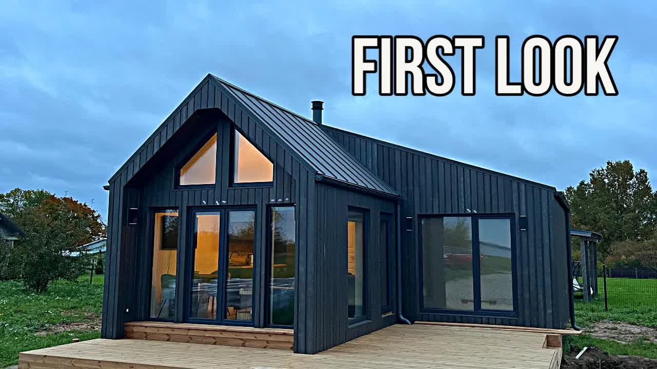 Thats New! Inside the PREFAB HOME with a Feature I've never Seen!!