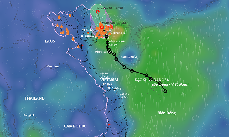 Tropical depression hits northern Vietnam, bringing heavy rain and ...