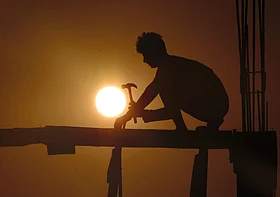 Work on busy CNR Rao Circle improvement comes to a halt