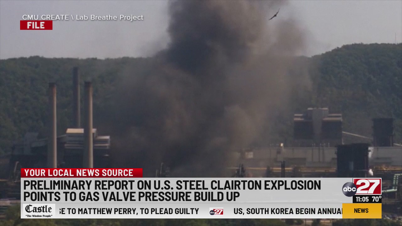 Preliminary report on U.S. Steel explosion points to cause