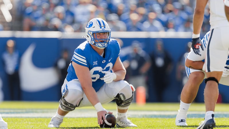 BYU center settling in as the CPU of BYU’s rebuilt offensive line