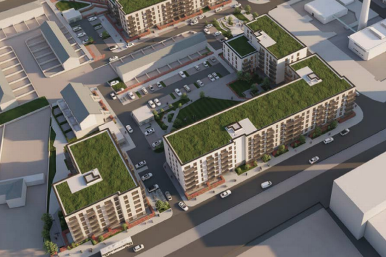 Plans for 463 apartments and houses on land that once housed Ballymun flats