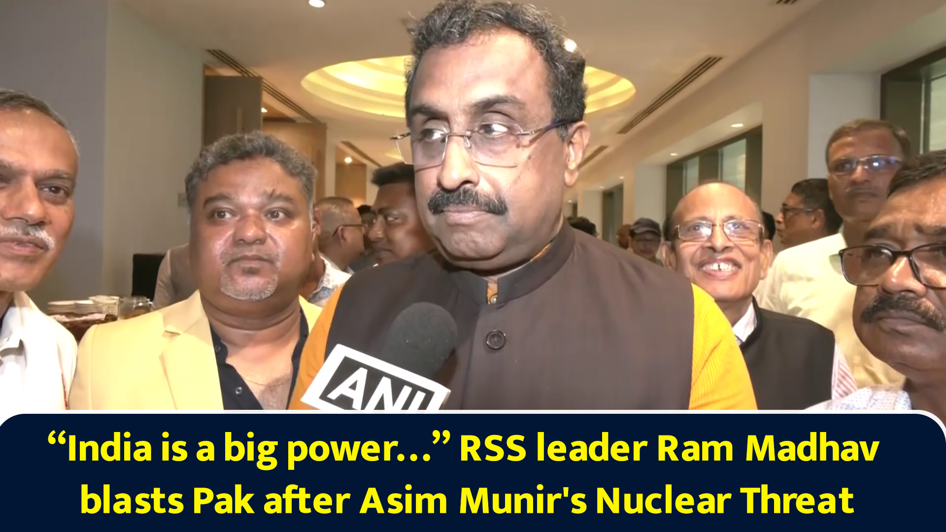 “India is a big power…” RSS leader Ram Madhav blasts Pak after Asim ...