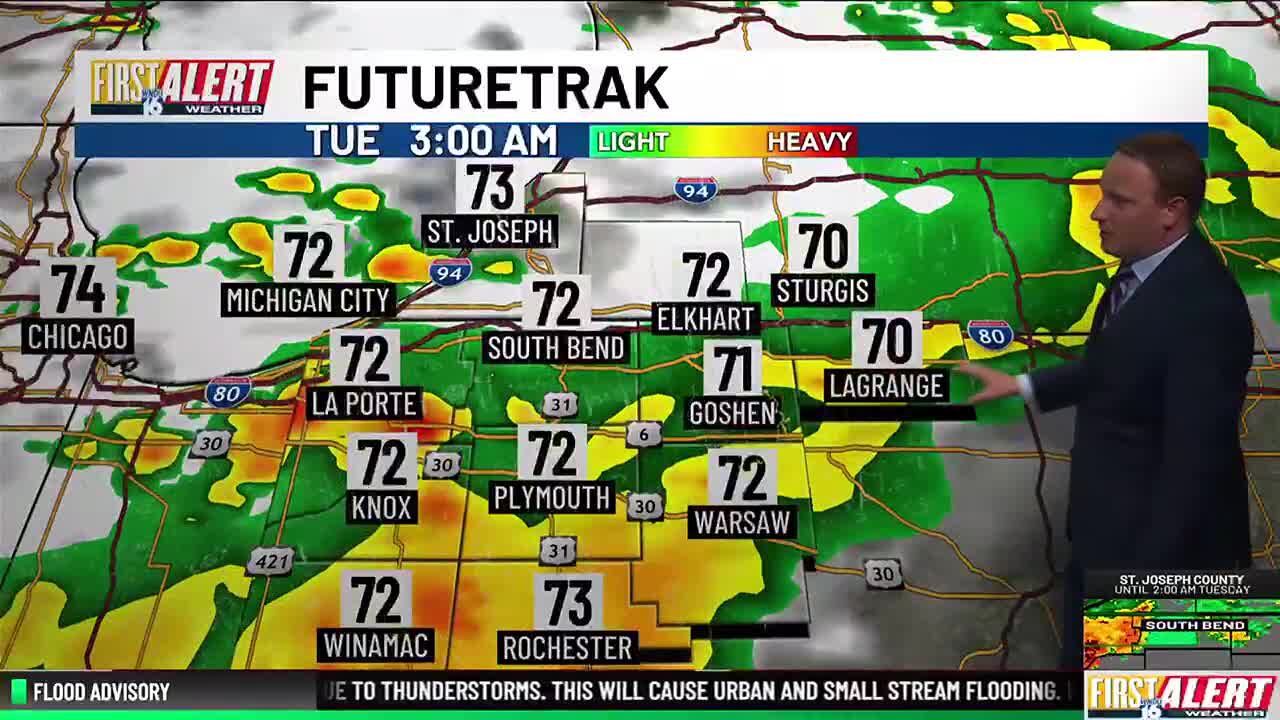 First Alert Weather: Widespread rain Monday night