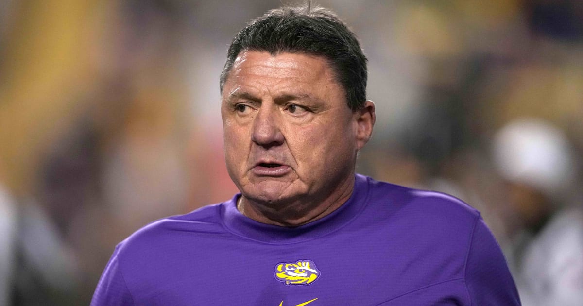 Ed Orgeron defends confronting Alabama fan during run: ‘It’s about ...