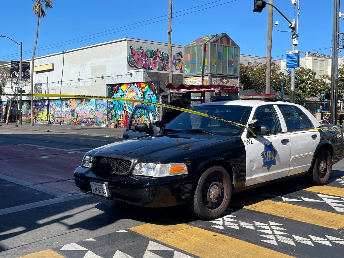 Police Swarm Mission Street, Shut Down Roadway