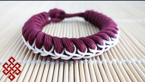 How to Make a Stitched Snake Knot Paracord Bracelet Tutorial