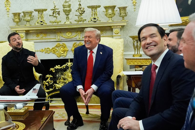 Trump, Zelenskyy, array of European leaders gather at the White House ...