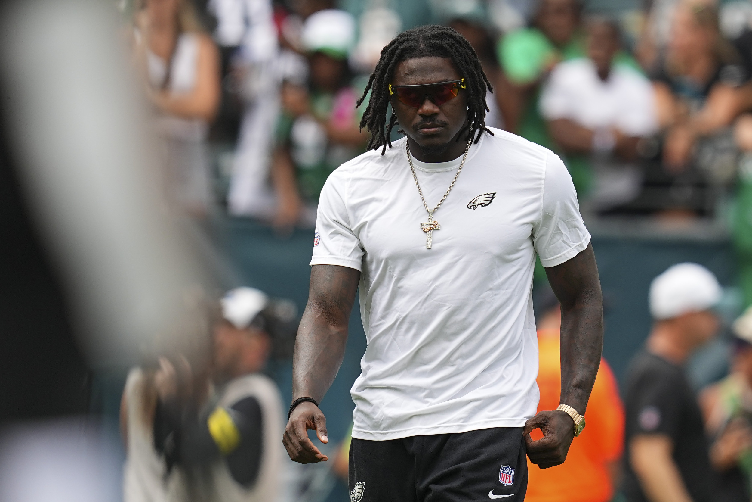 AJ Brown's Injury Woes Keep Him Off the Field at Eagles Practice