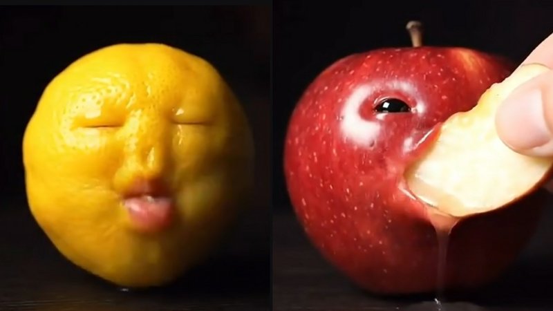 What's With The 'Fruits Eating Fruit' Videos Online? The Viral AI ASMR ...