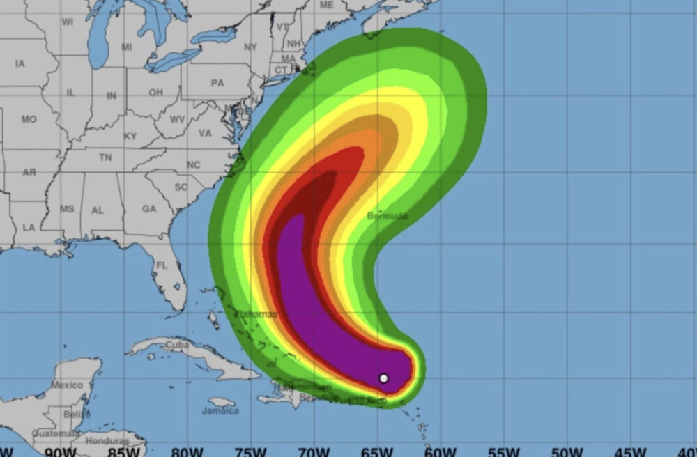 Hurricane Erin downgraded; New tropical disturbance forming