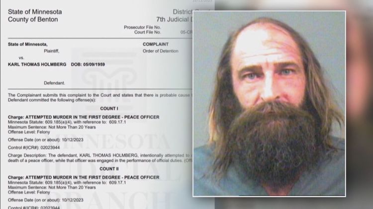 Benton County man charged with shooting 5 officers plans to claim self ...