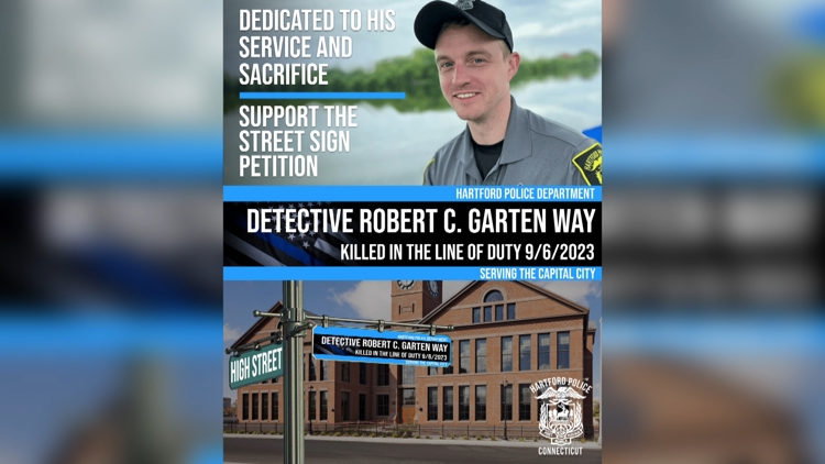 Hartford police aim to honor fallen Detective Bobby Garten with street ...