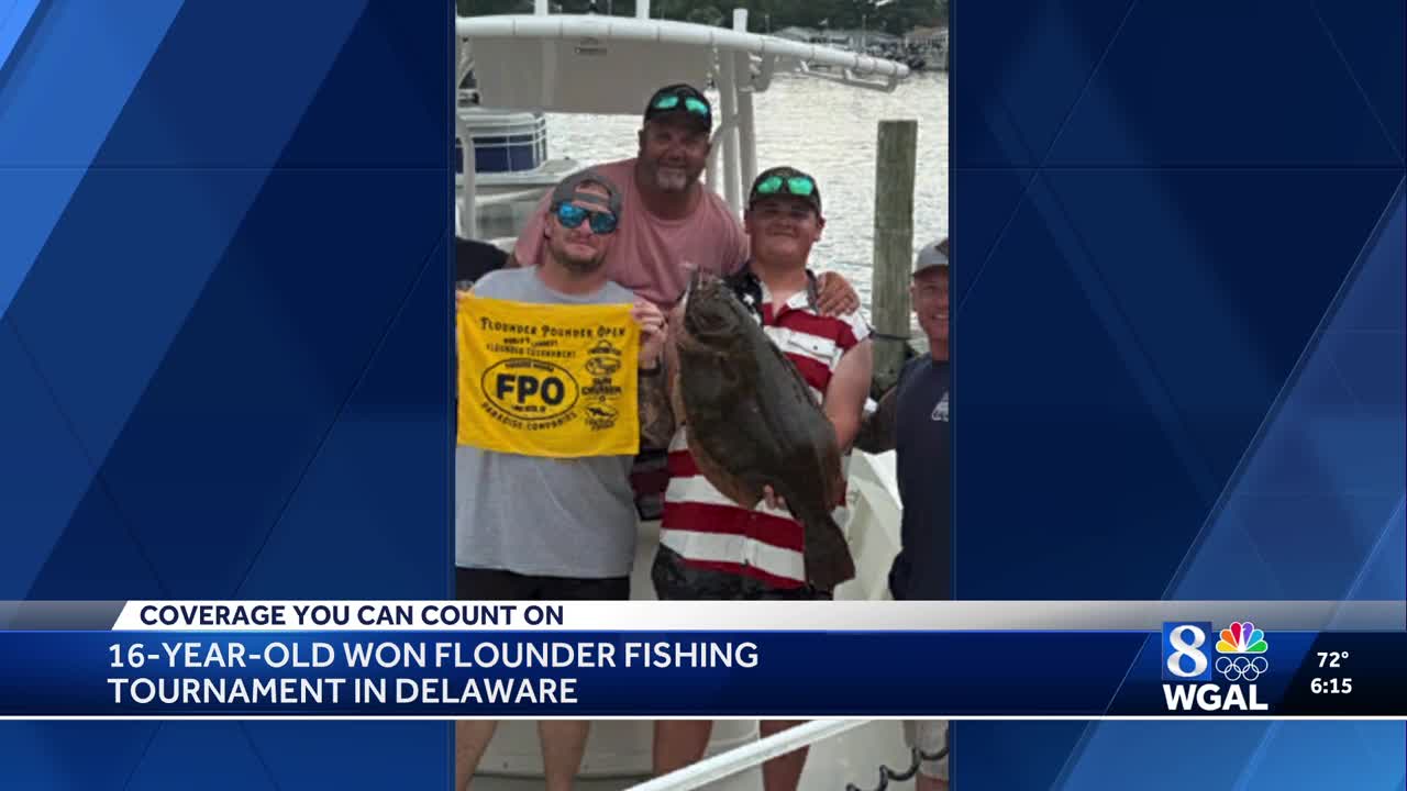 16-year-old Lancaster County native wins $110,000 in flounder fishing ...