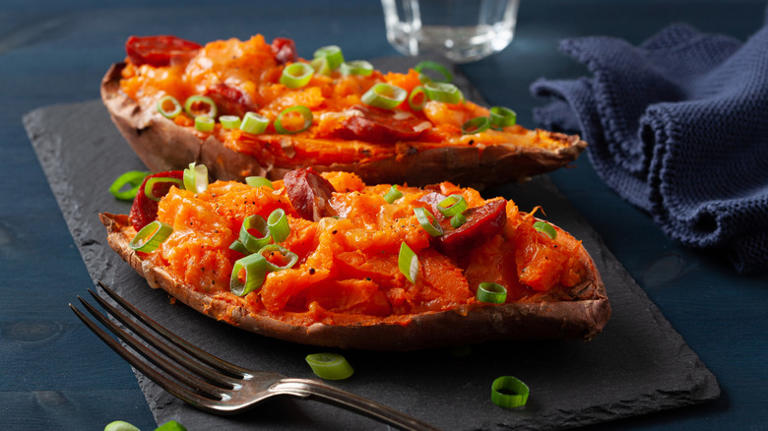 Elevate Your Twice-Baked Sweet Potatoes With This Spin