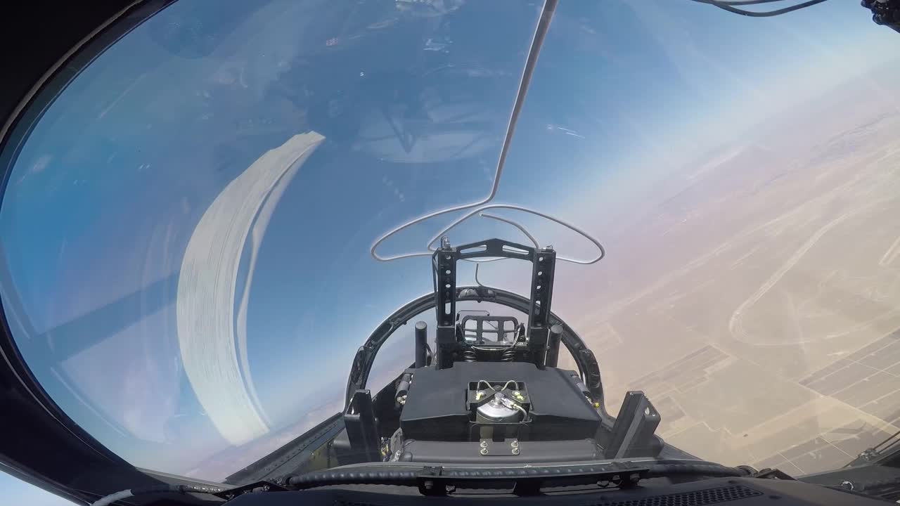 Cockpit Footage Shows T-7A Red Hawk Over Edwards AFB