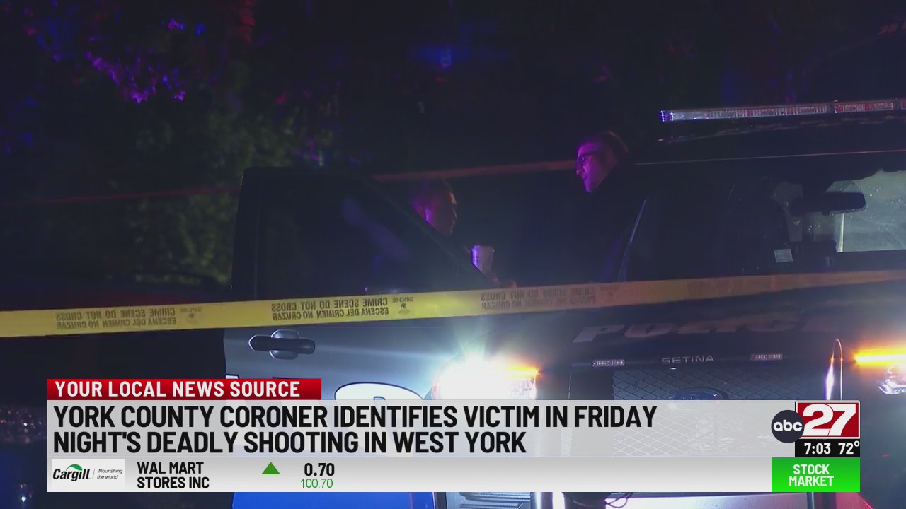 York County coroner identifies victim in Friday night's deadly shooting ...