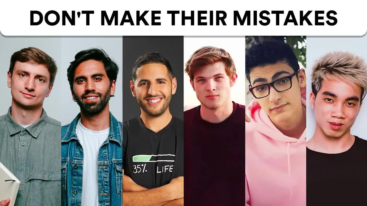 youtube mistakes and advice from nate o'brien, nas daily, vid iq & more