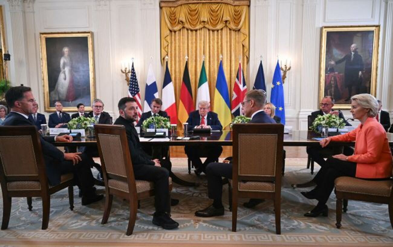Zelenskyy, Trump and EU leaders conclude White House meeting, but one ...