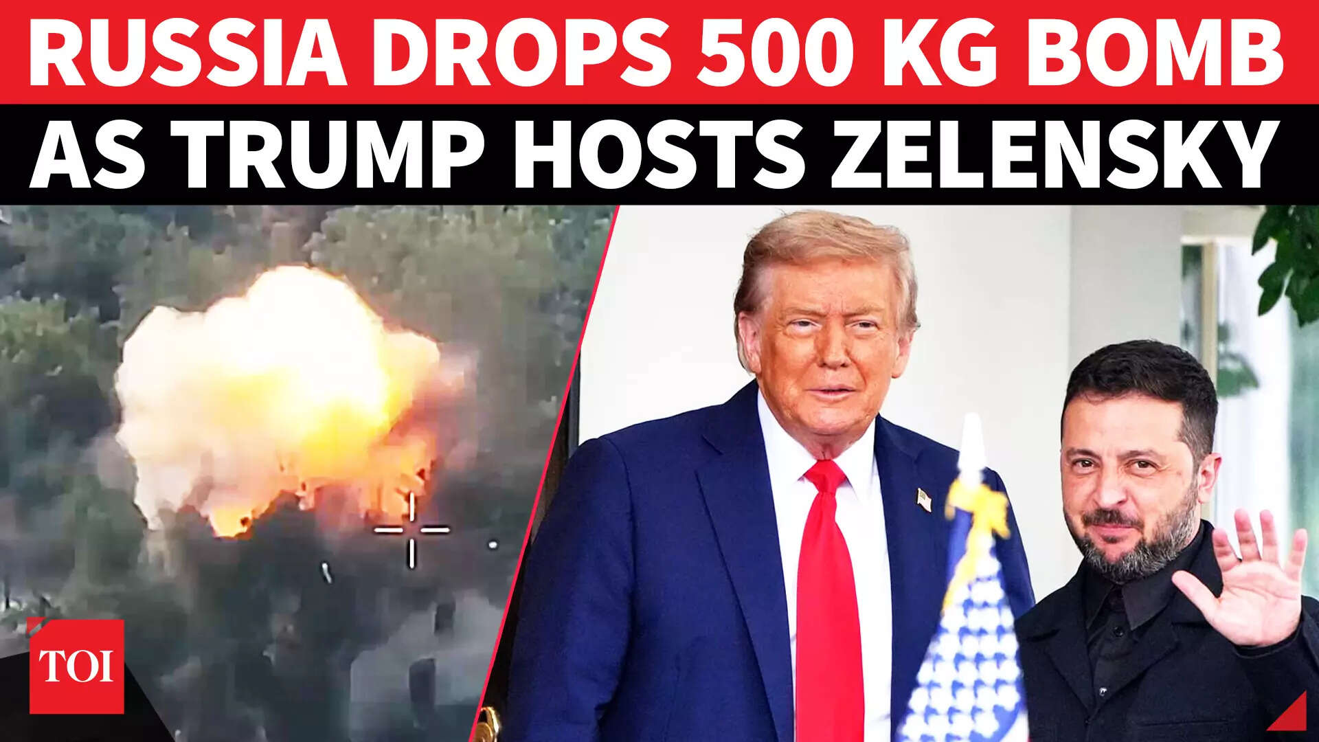 Russia Drops FAB-500 Bomb In Donetsk; Powerful Attack Launched As Trump ...