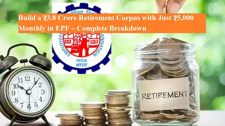 Build a ₹3.8 Crore Retirement Corpus with Just ₹5,000 Monthly in EPF ...