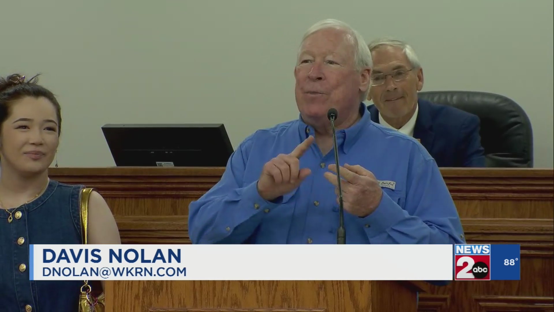 Wilson County Commission honors News 2's Davis Nolan