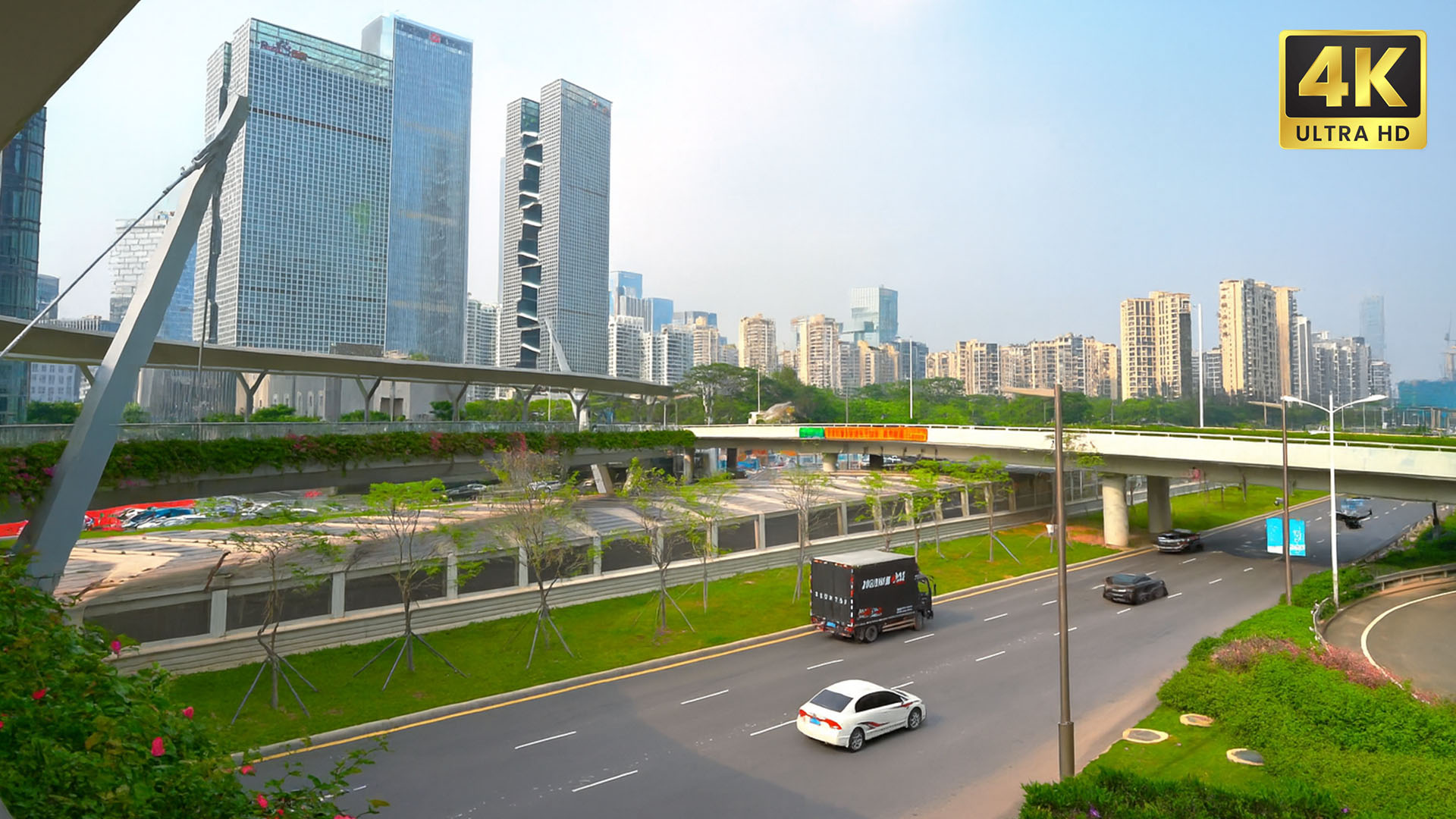 Walking Tour of Expanding City Construction – Shenzhen, China 4K