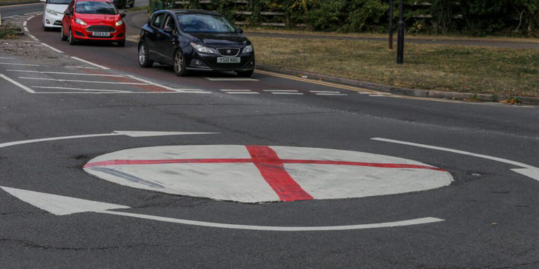 Brummies paint St George’s Cross on mini-roundabouts amid flag row