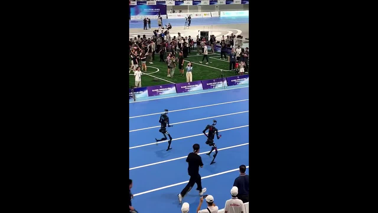 Usain Bot: World's first humanoid 100m sprint champion crowned at ...