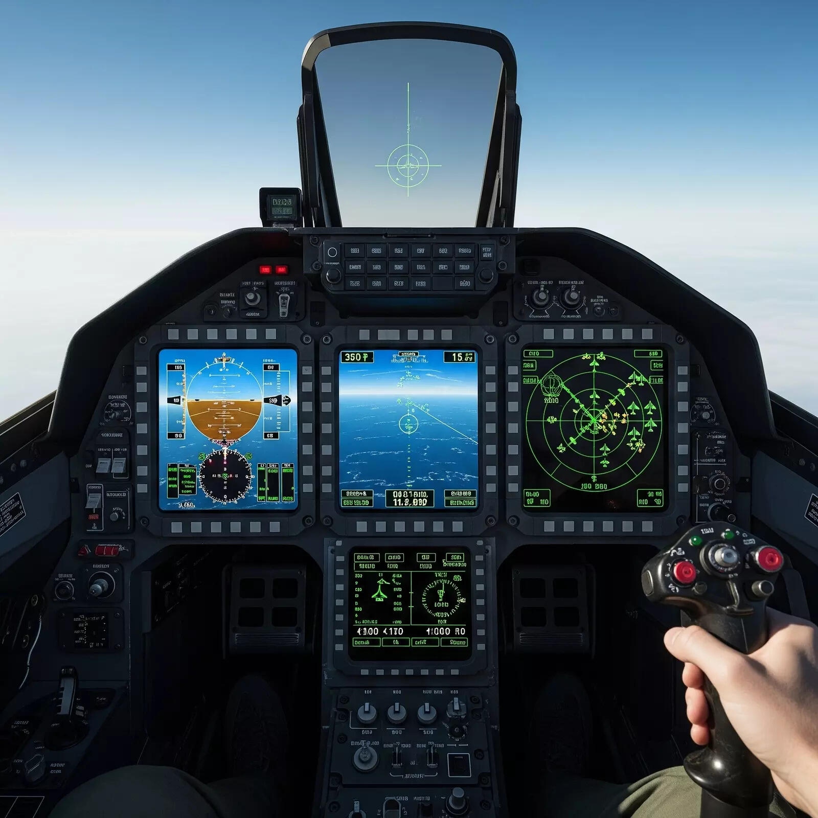 Large touch screen, side joystick & less switches: Tejas Mk2 simulator ...