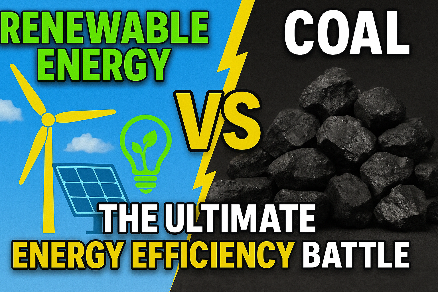 Renewable Energy vs. Coal: The Ultimate Energy Efficiency Battle