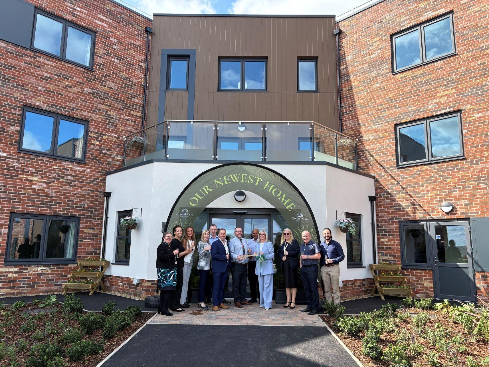 Crystal Care Collection receive keys to Dale Brook in Clay Cross