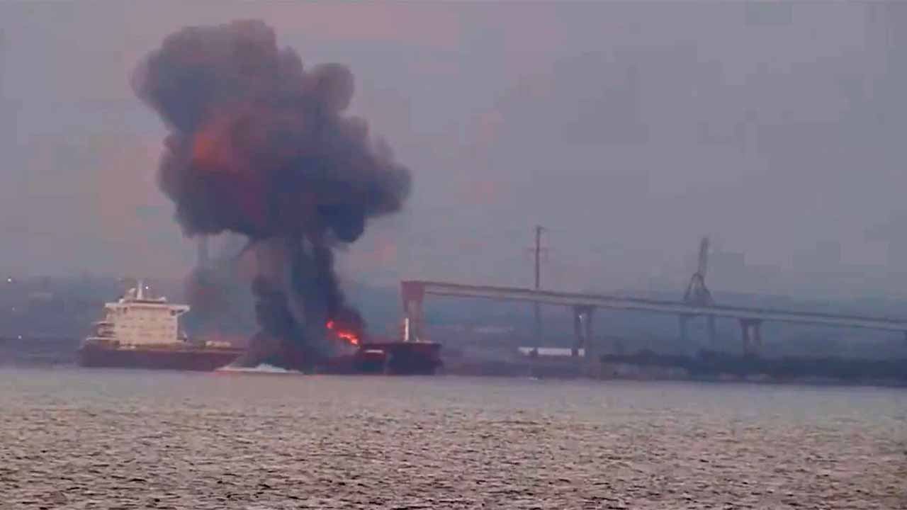 Cargo Ship Explosion in Area of Key Bridge Disaster