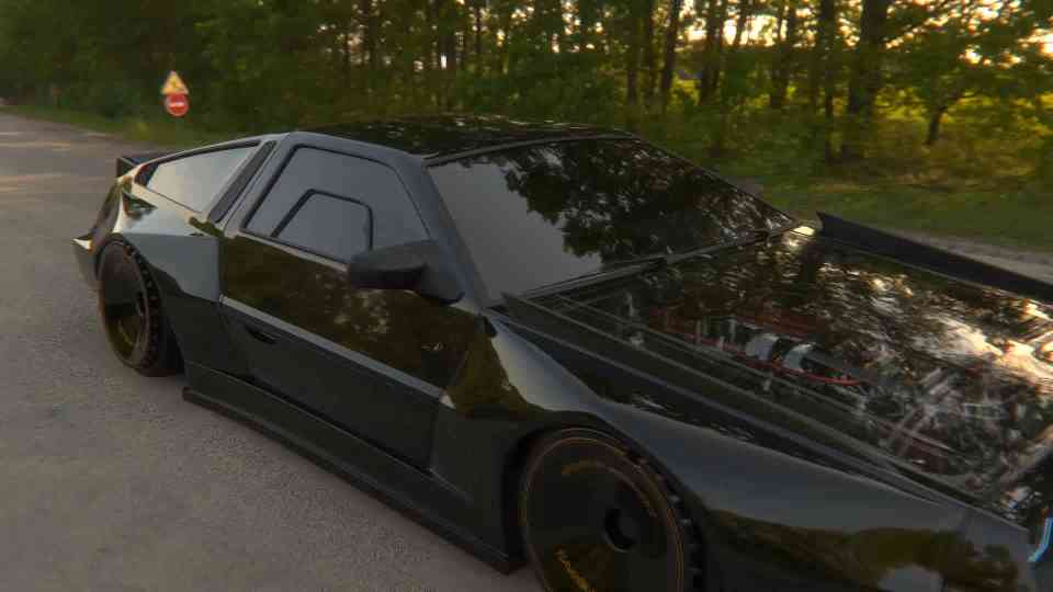 1,150 HP DeLorean DMC-12 Widebody with 2JZ Inline-Six and Turbofans! 🚀