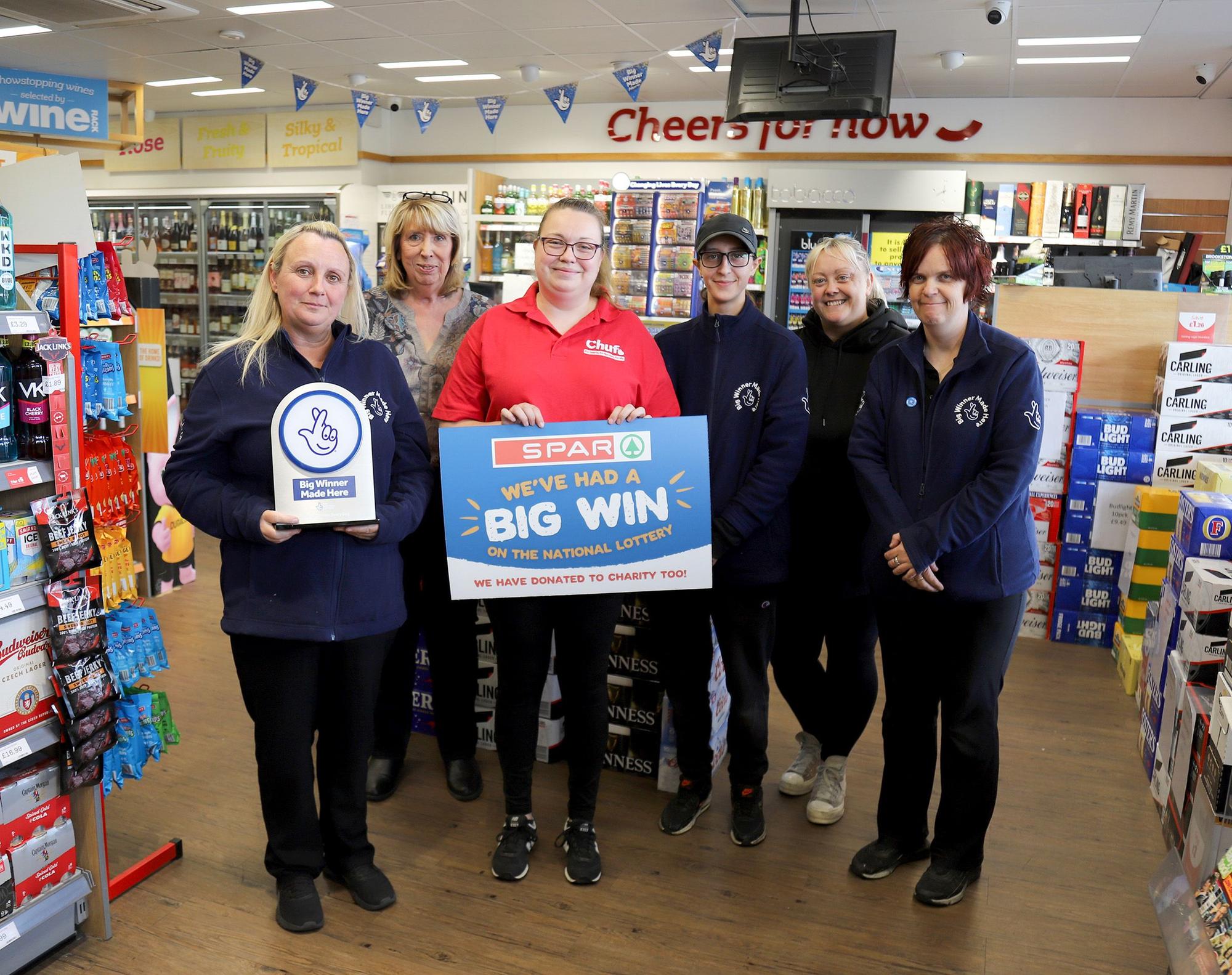 Longbenton store donates £2,000 to Chuf through National Lottery scheme