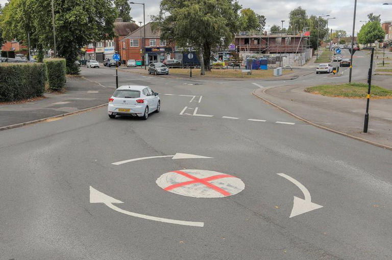 Flag row escalates as locals paint St George's Cross on mini-roundabouts