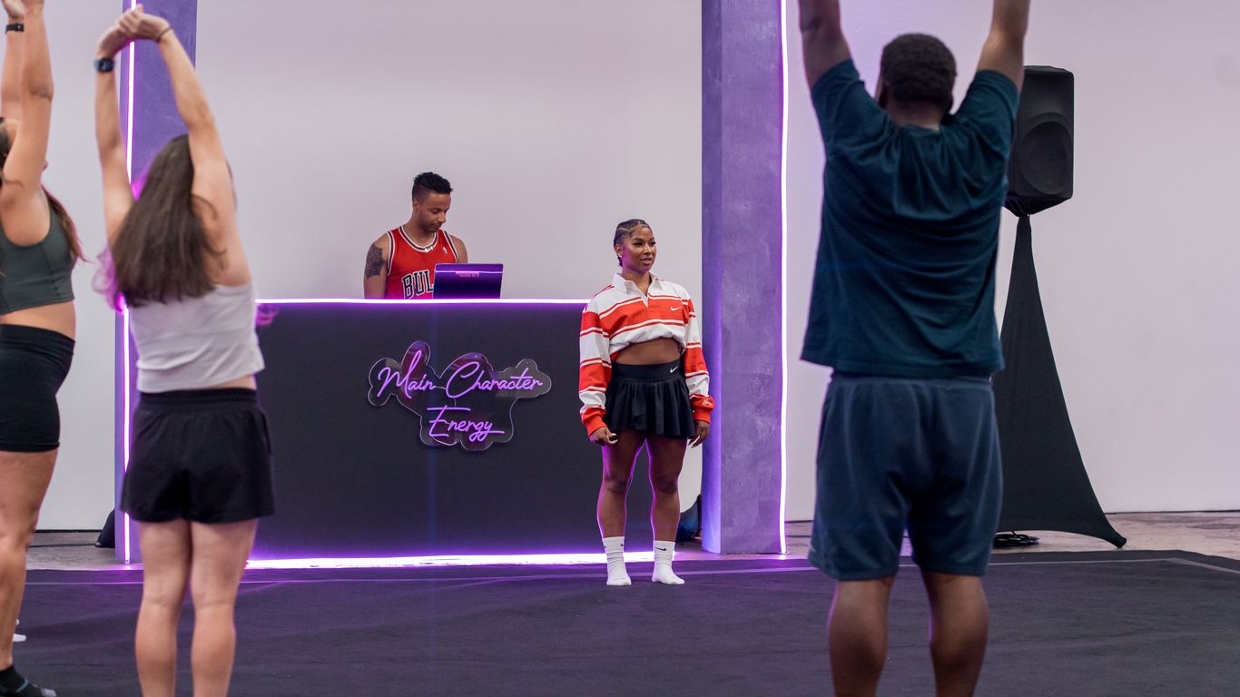 Jordan Chiles taught me her Olympic floor routine