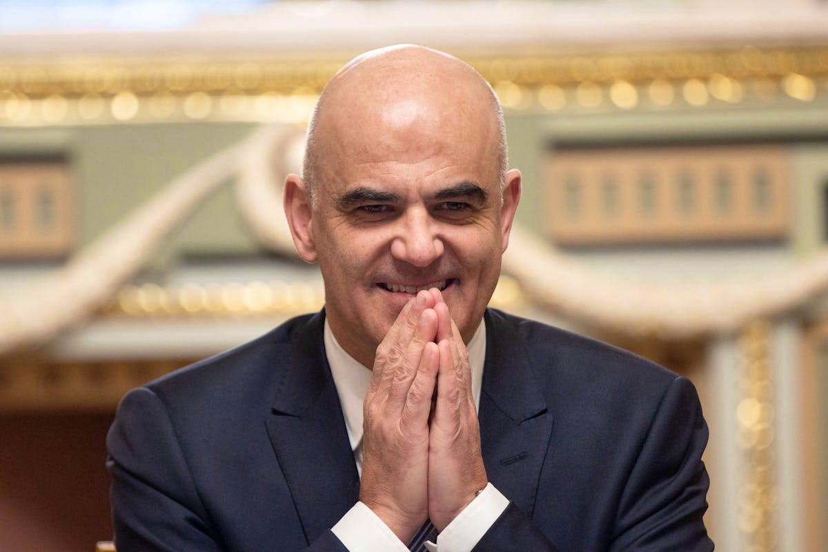 Quand Alain Berset allait aussi vite que possible